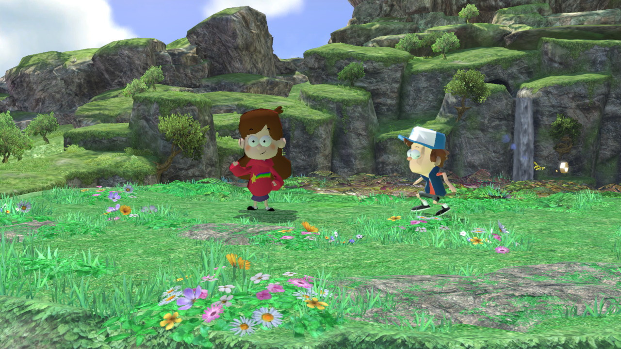 Mabel Pines over Luigi Mod for Super Smash Bros. Ultimate | SSBU Mods