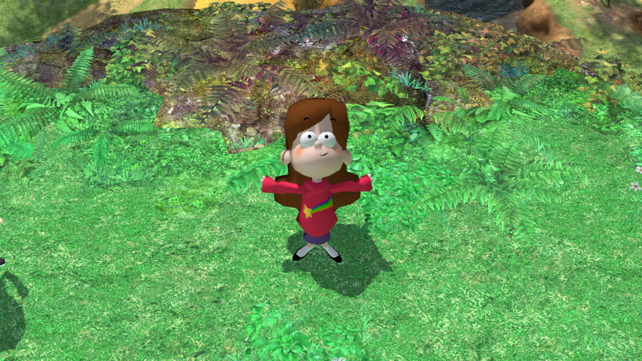 Mabel Pines over Luigi Mod for Super Smash Bros. Ultimate | SSBU Mods