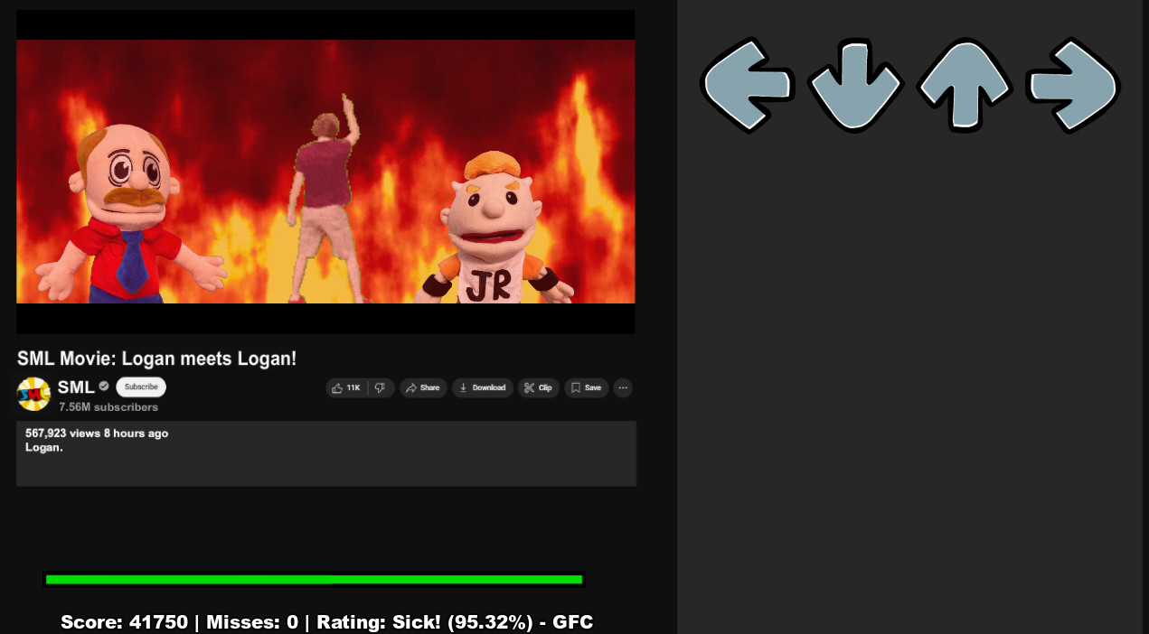 SML Movie: Junior meets Marvin! Mod for Friday Night Funkin' | FNF Mods