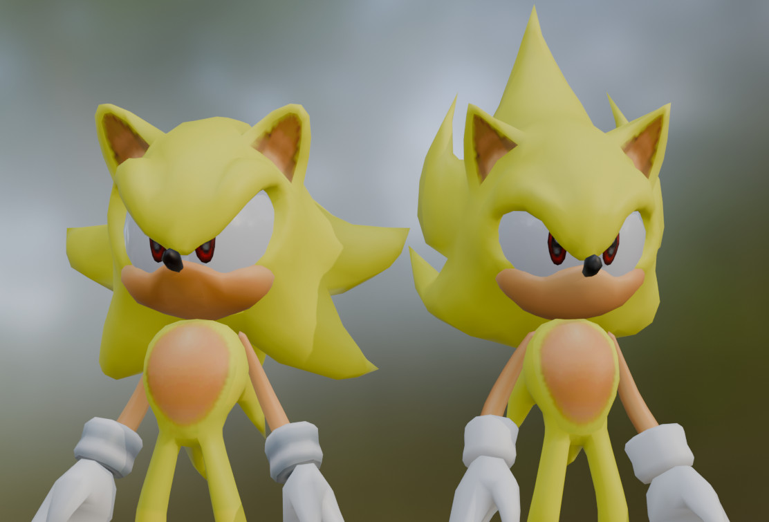 Tweaked Sonic Model Mod for Sonic Adventure 2 | SA2 Mods