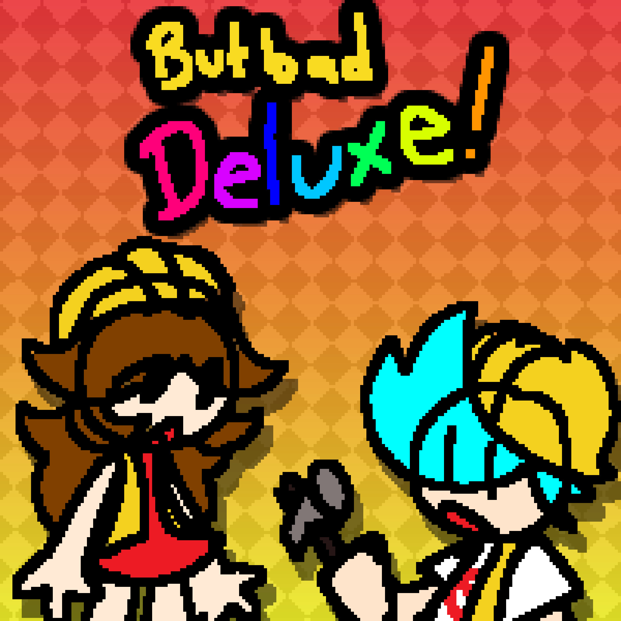 FNF' but bad deluxe demo! 2.0 UPDATE Mod for Friday Night Funkin' | FNF ...