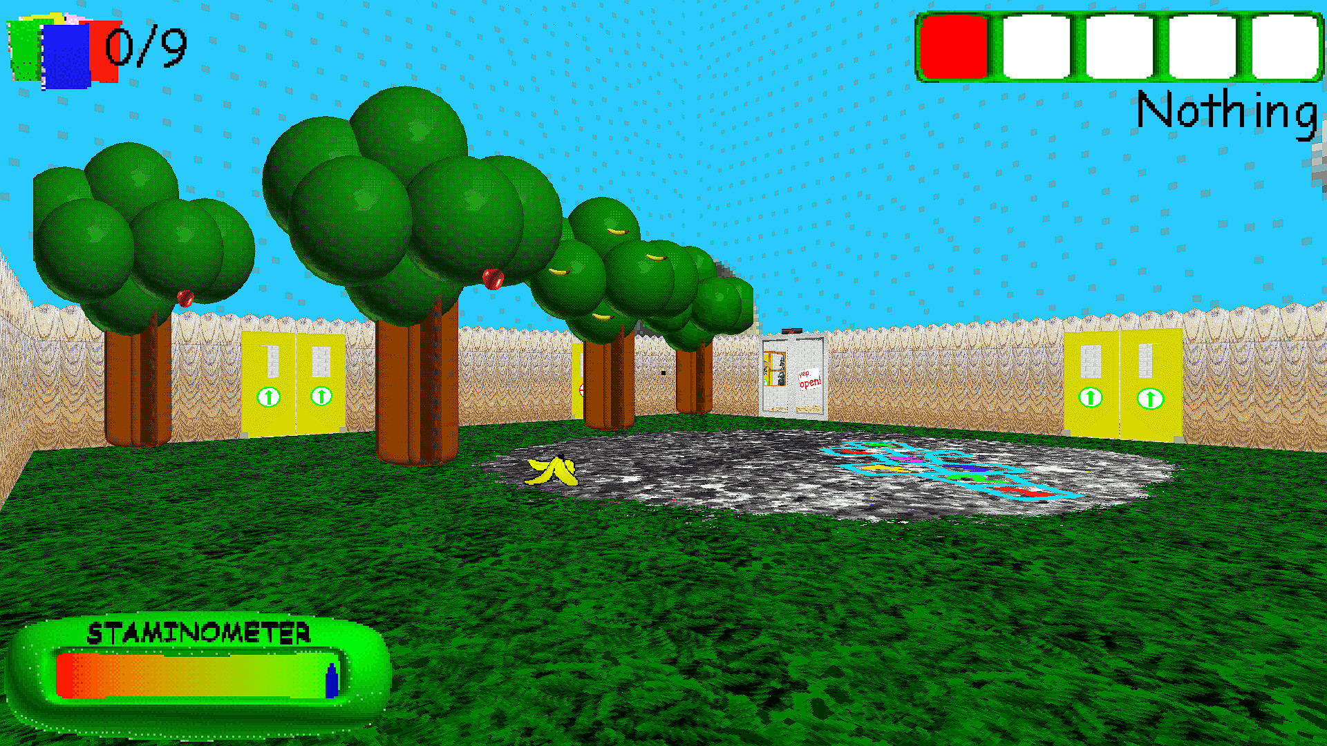 Baldi's One-Way Swinging Door Maze Mod for Baldi's Basics | Baldi Mods