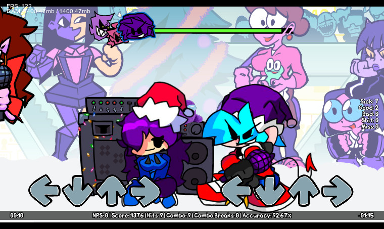 funkin trio skin + covers pack Mod for Friday Night Funkin' | FNF Mods