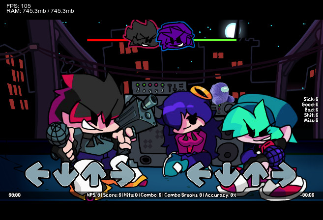 funkin trio skin + covers pack Mod for Friday Night Funkin' | FNF Mods