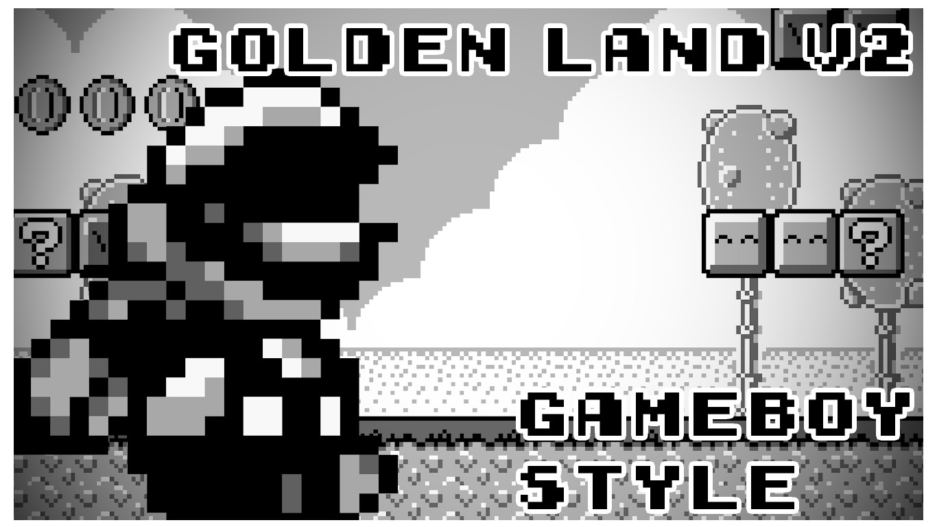 Golden land Gameboy style Mod for Friday Night Funkin' | FNF Mods