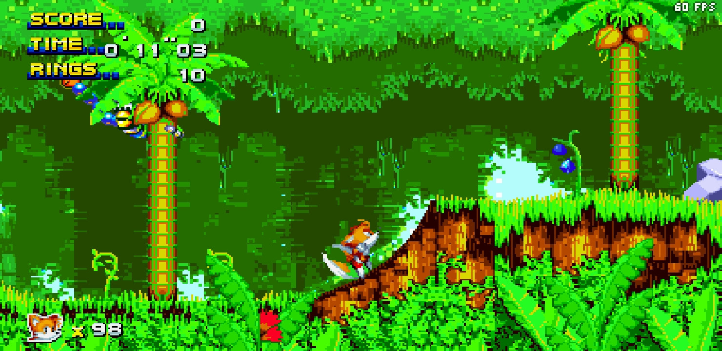 Mania Tails fast run Mod for Sonic 3 A.I.R. | S3AIR Mods