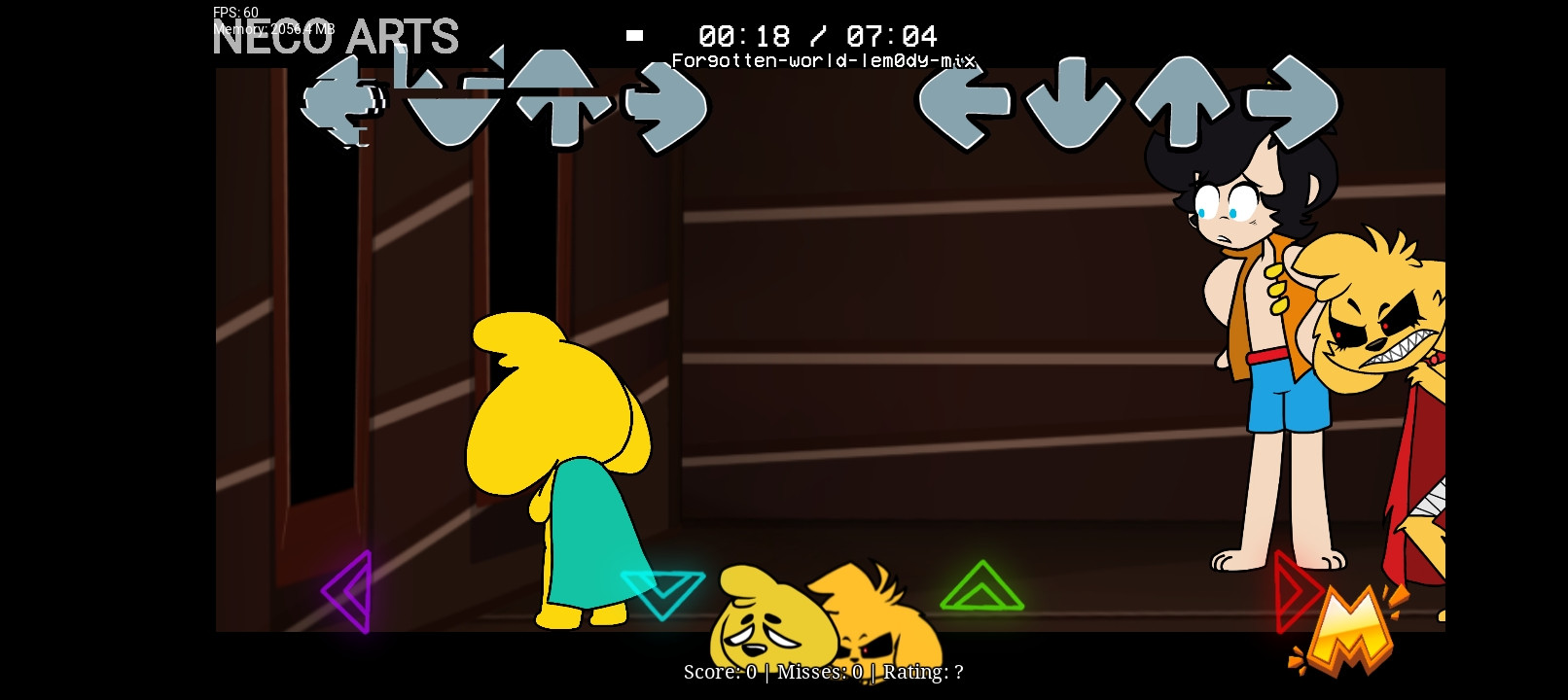 Forgotten World Lem0dy Mix-Mikecrack Mod for Friday Night Funkin' | FNF ...