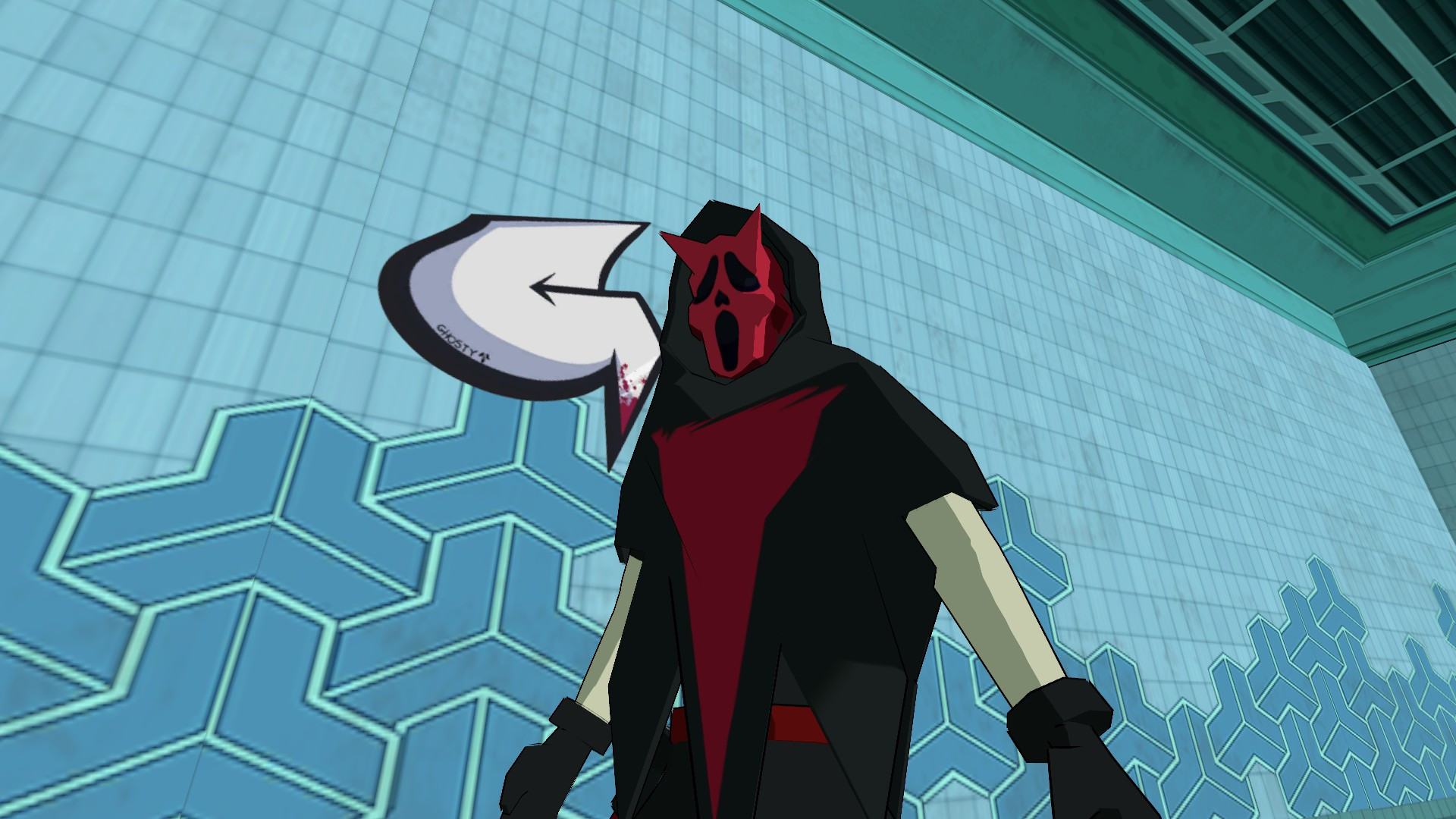 Ghostface (Ghosty) - SalimTv Mod for Bomb Rush Cyberfunk | BRC Mods