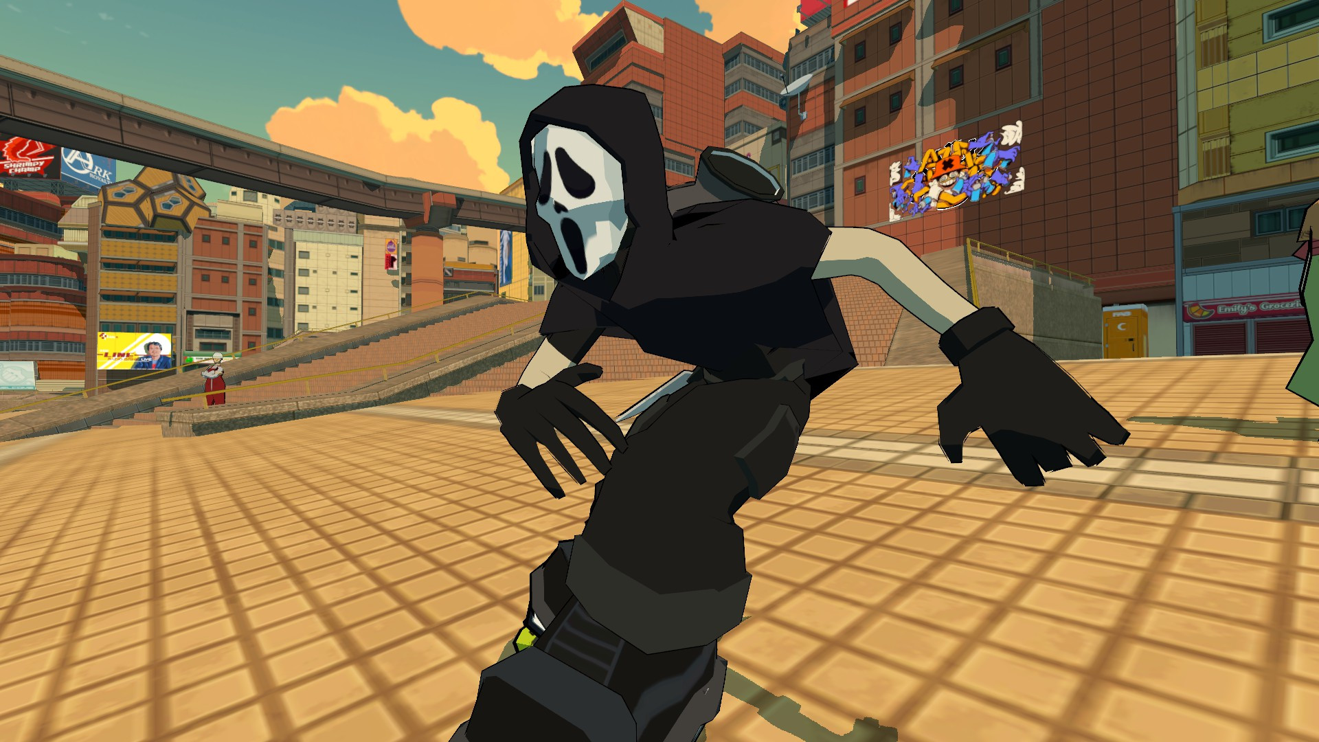 Ghostface (Ghosty) - SalimTv Mod for Bomb Rush Cyberfunk | BRC Mods