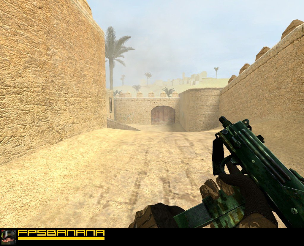 Mac 10 with camo Mod for Counter-Strike: Source | CS:S Mods