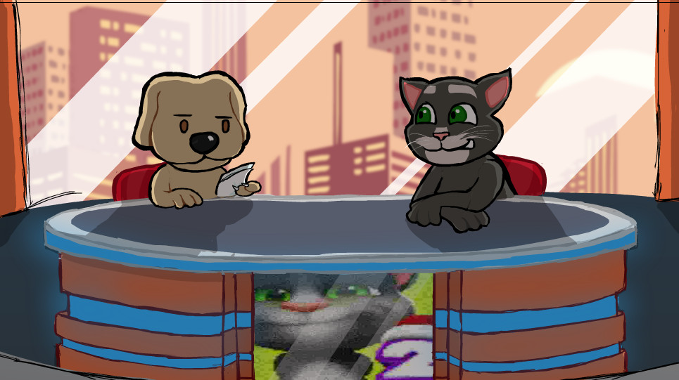 Untitled Tom and Ben News Mod Mod for Friday Night Funkin' | FNF Mods