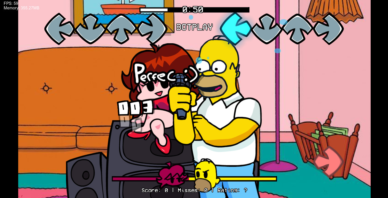 Playable Homer Simpson Mod for Friday Night Funkin' | FNF Mods