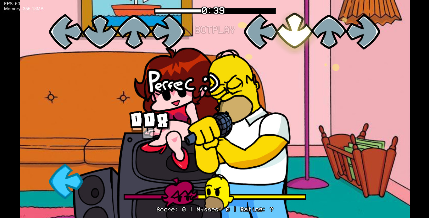 Playable Homer Simpson Mod for Friday Night Funkin' | FNF Mods