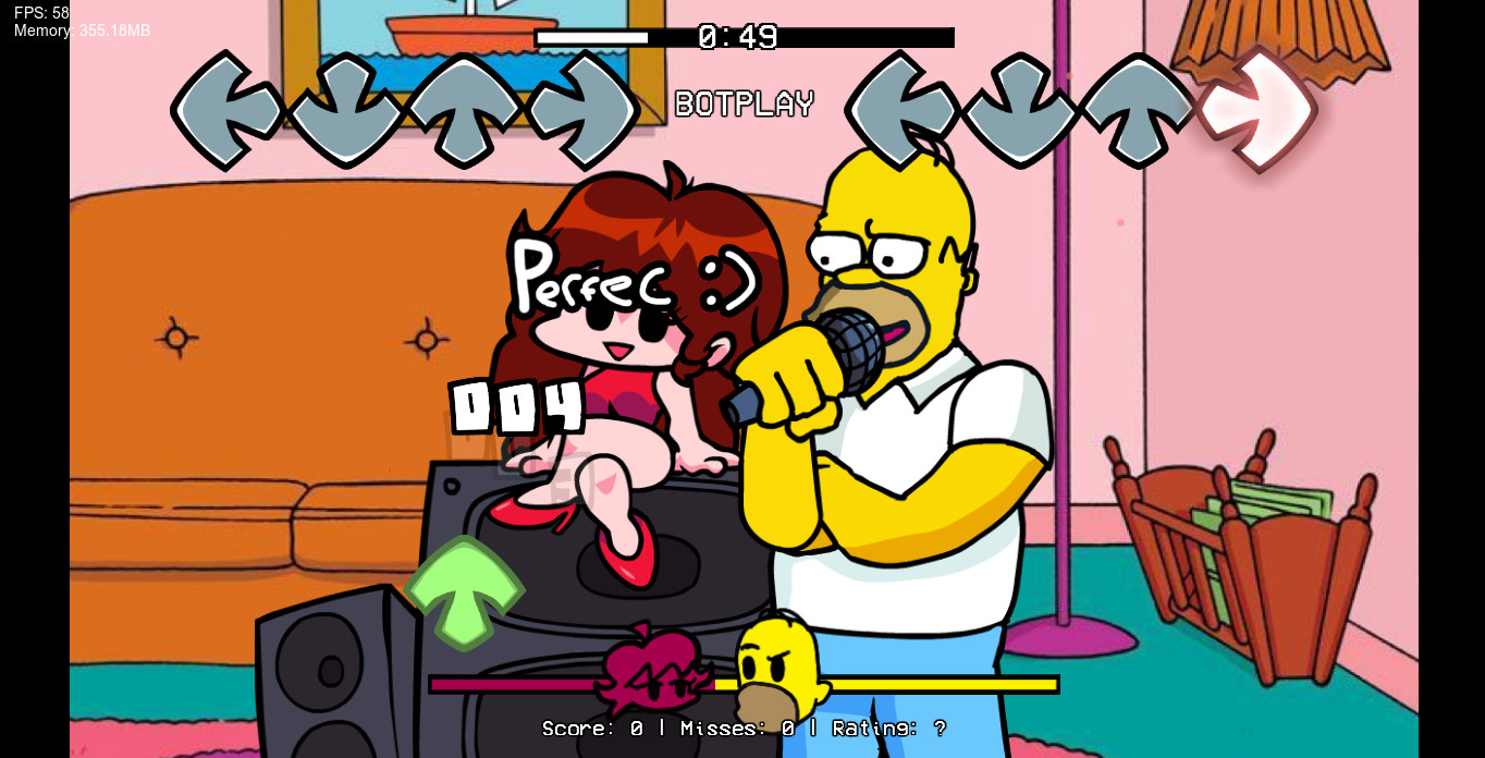 Playable Homer Simpson Mod for Friday Night Funkin' | FNF Mods