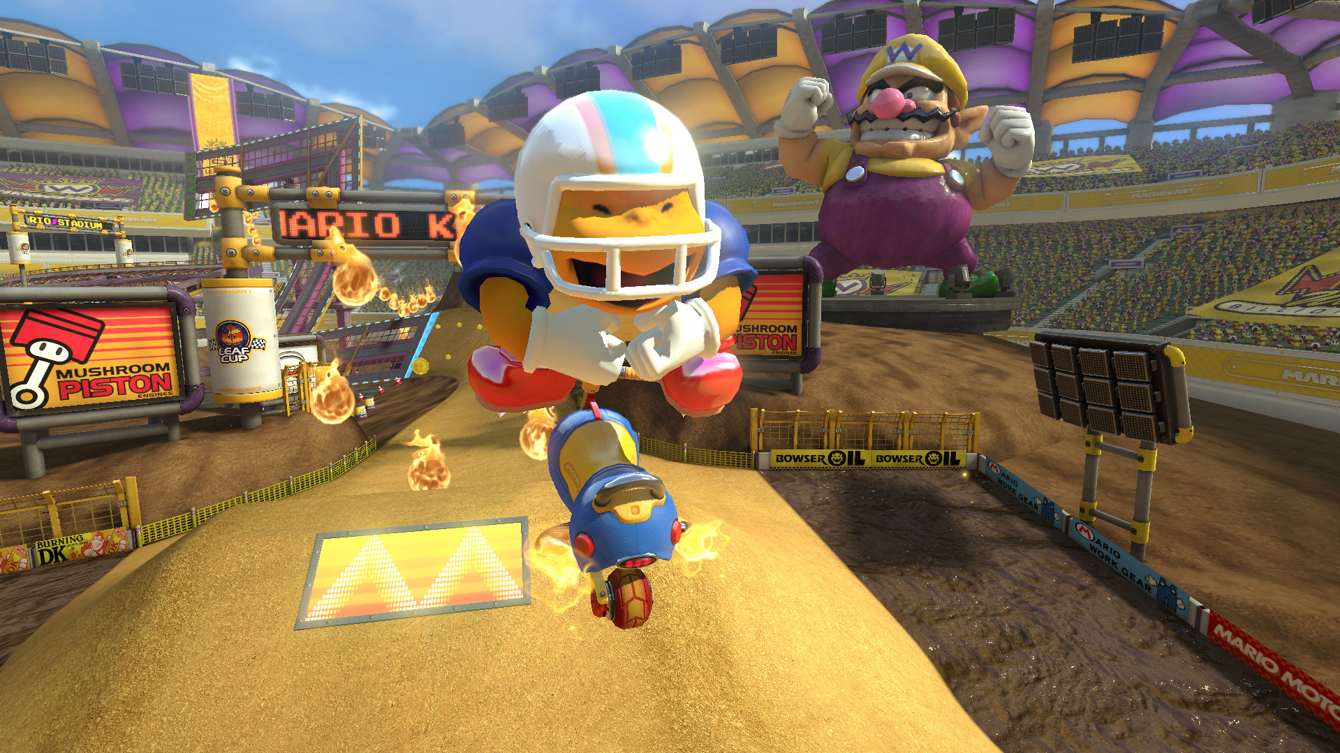 Chargin Chuck w/Tour Animations Mod for Mario Kart 8 Deluxe | MK8D Mods