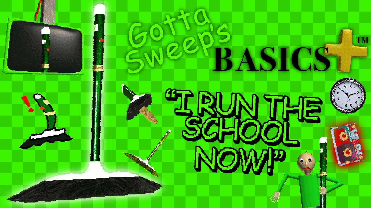 Gotta Sweep's Basics Plus [0.7.X] Mod for Baldi's Basics | Baldi Mods