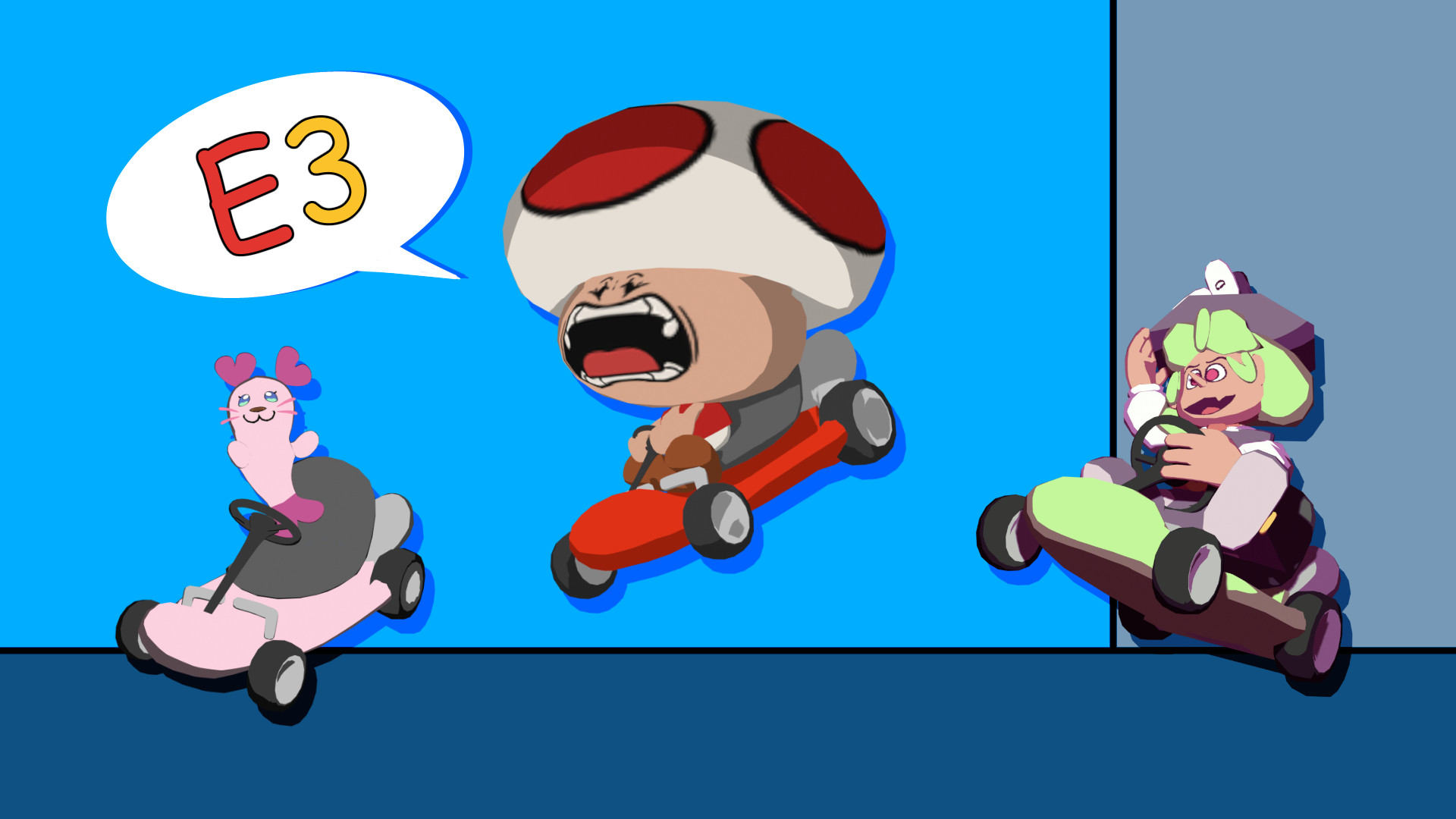 The E3 Toads and Friends? Mod for Dr. Robotnik's Ring Racers | DRRR Mods