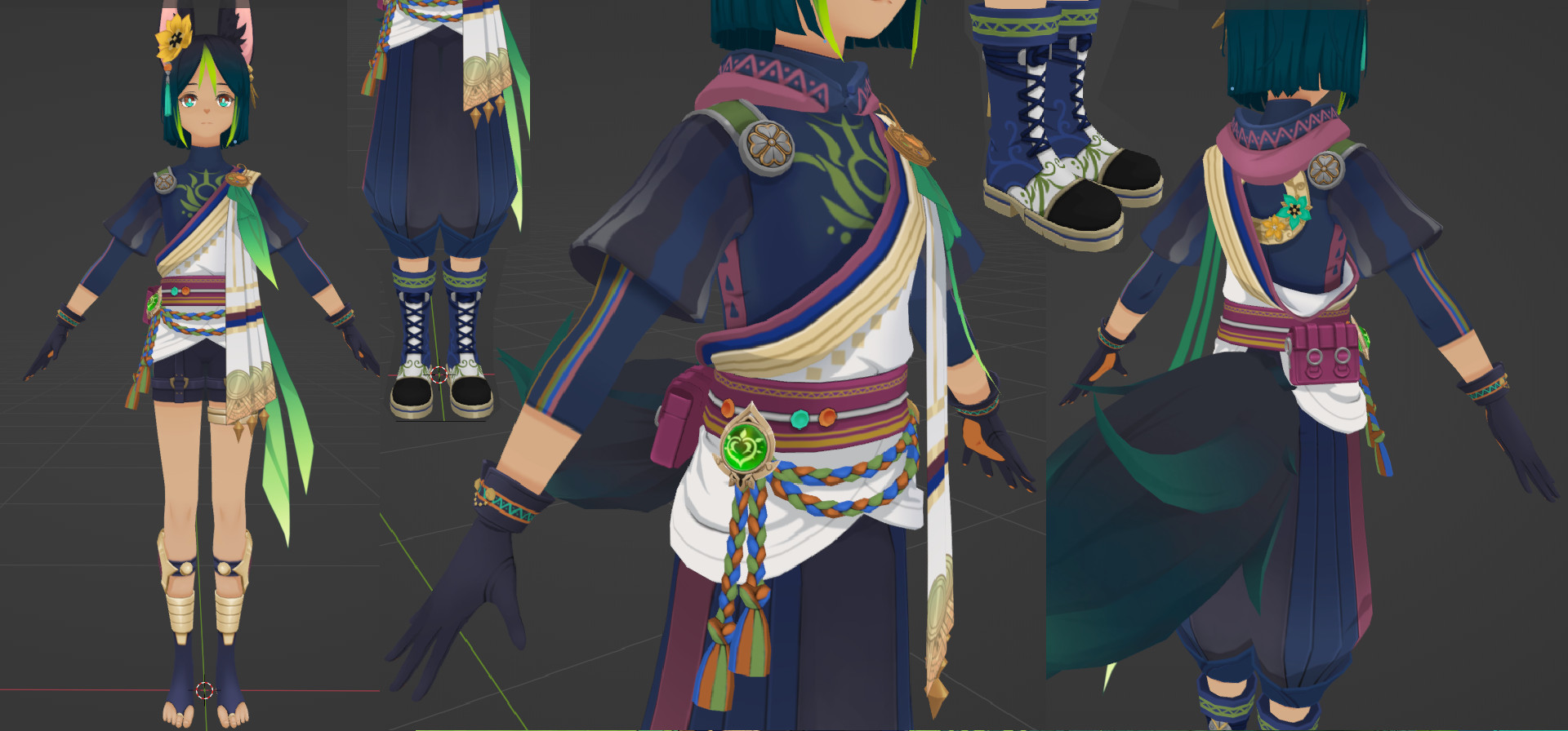 Tighnari small design changes Mod for Genshin Impact | GI Mods