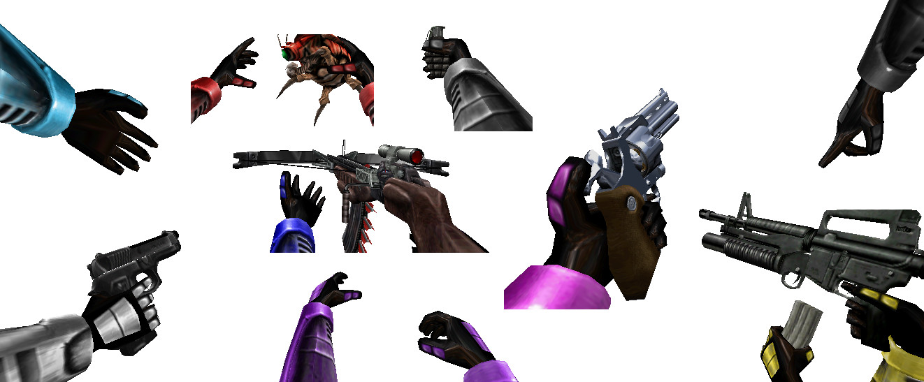 Colored Arms Pack Mod for Half-Life | HL Mods