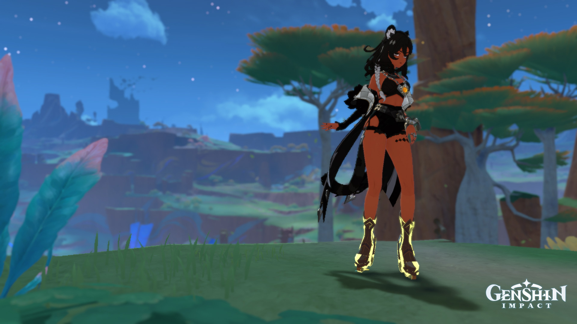 Black Panther Xilonen Mod for Genshin Impact | GI Mods