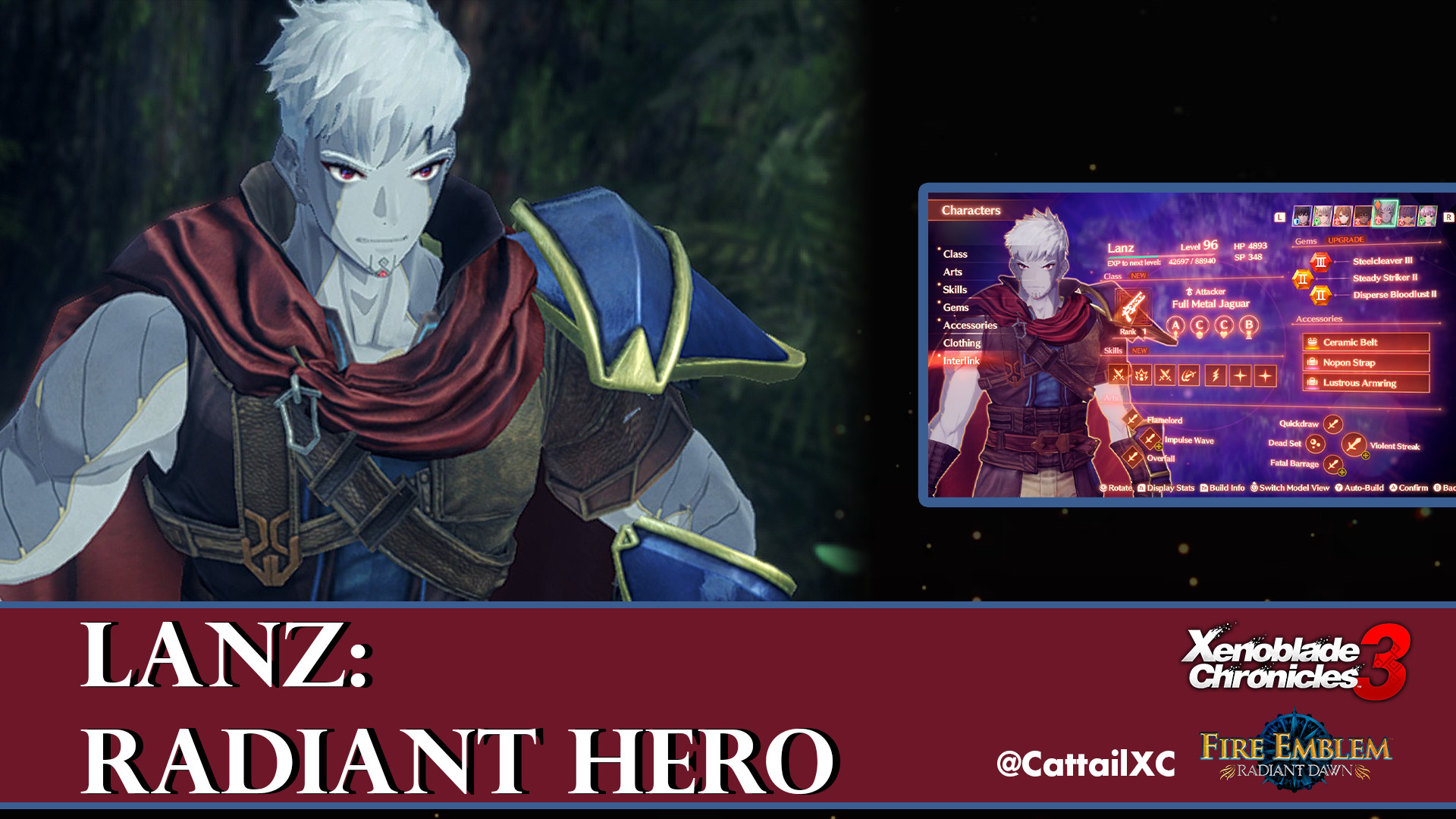 Radiant Hero Lanz Mod for Xenoblade Chronicles 3 | XC3 Mods