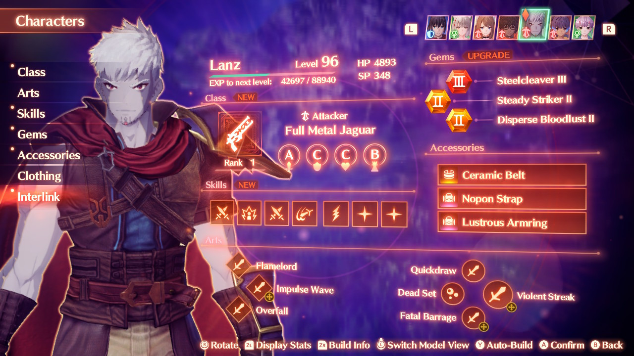 Radiant Hero Lanz Mod for Xenoblade Chronicles 3 | XC3 Mods