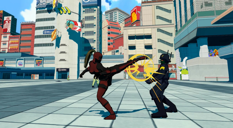 Lady Deadpool (Marvel Heroes 2013) Mod for Bomb Rush Cyberfunk | BRC Mods
