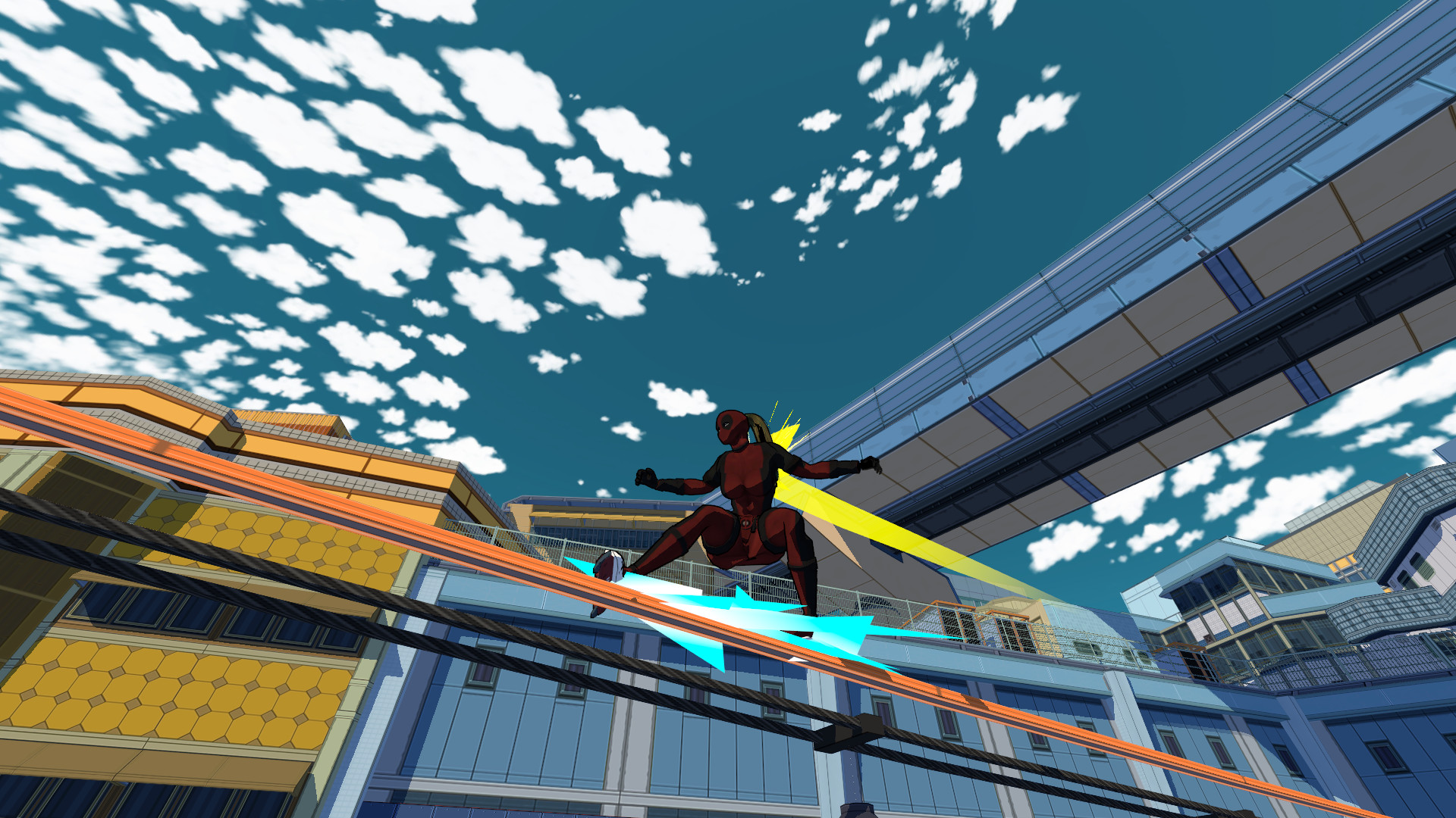 Lady Deadpool (Marvel Heroes 2013) Mod for Bomb Rush Cyberfunk | BRC Mods