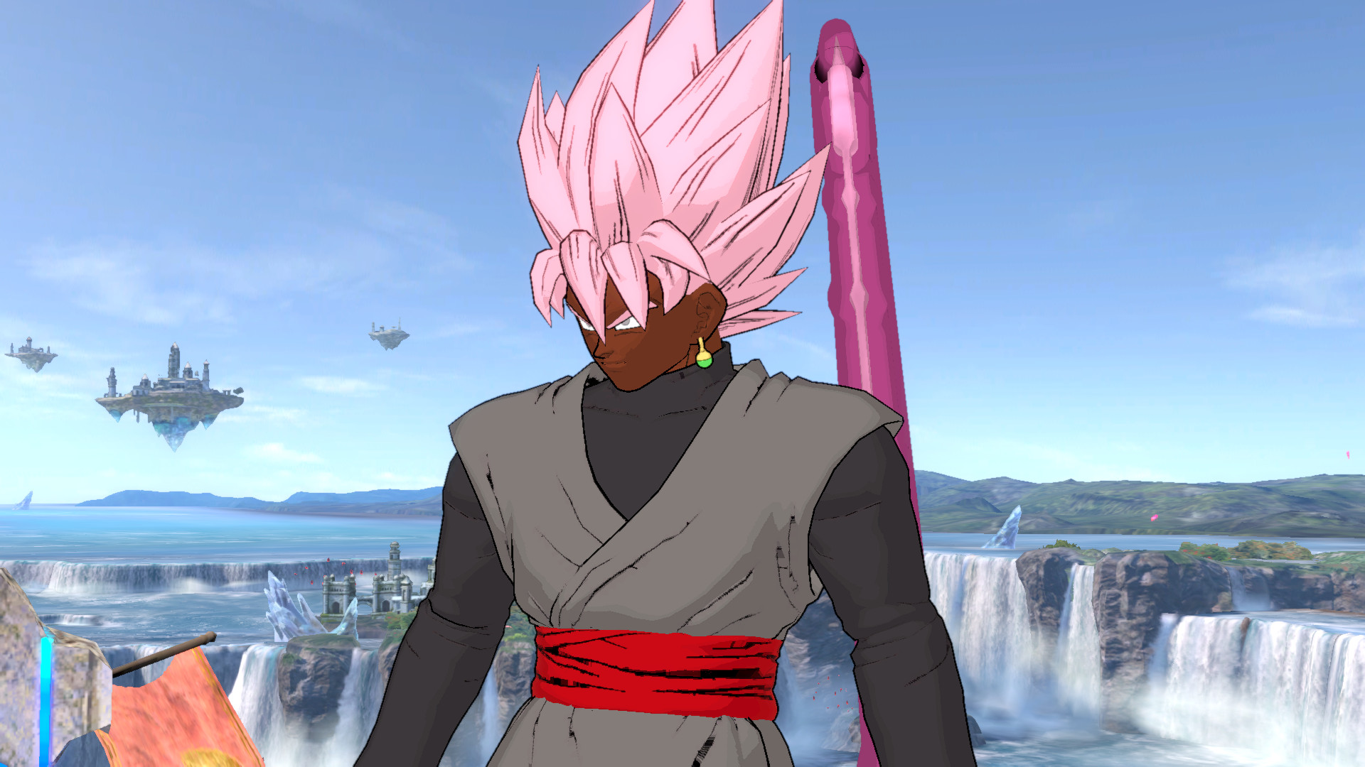 Goku Black but he's actually black Mod for Super Smash Bros. Ultimate ...