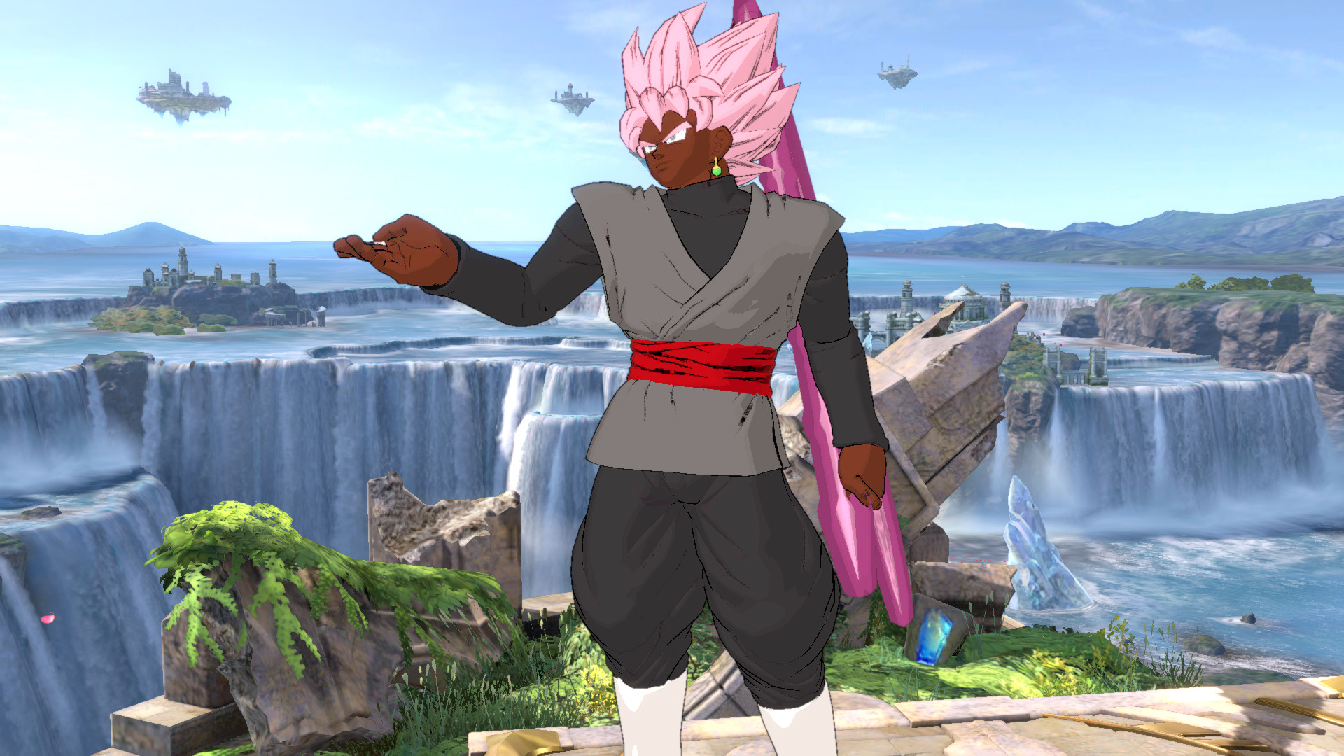 Goku Black but he's actually black Mod for Super Smash Bros. Ultimate ...