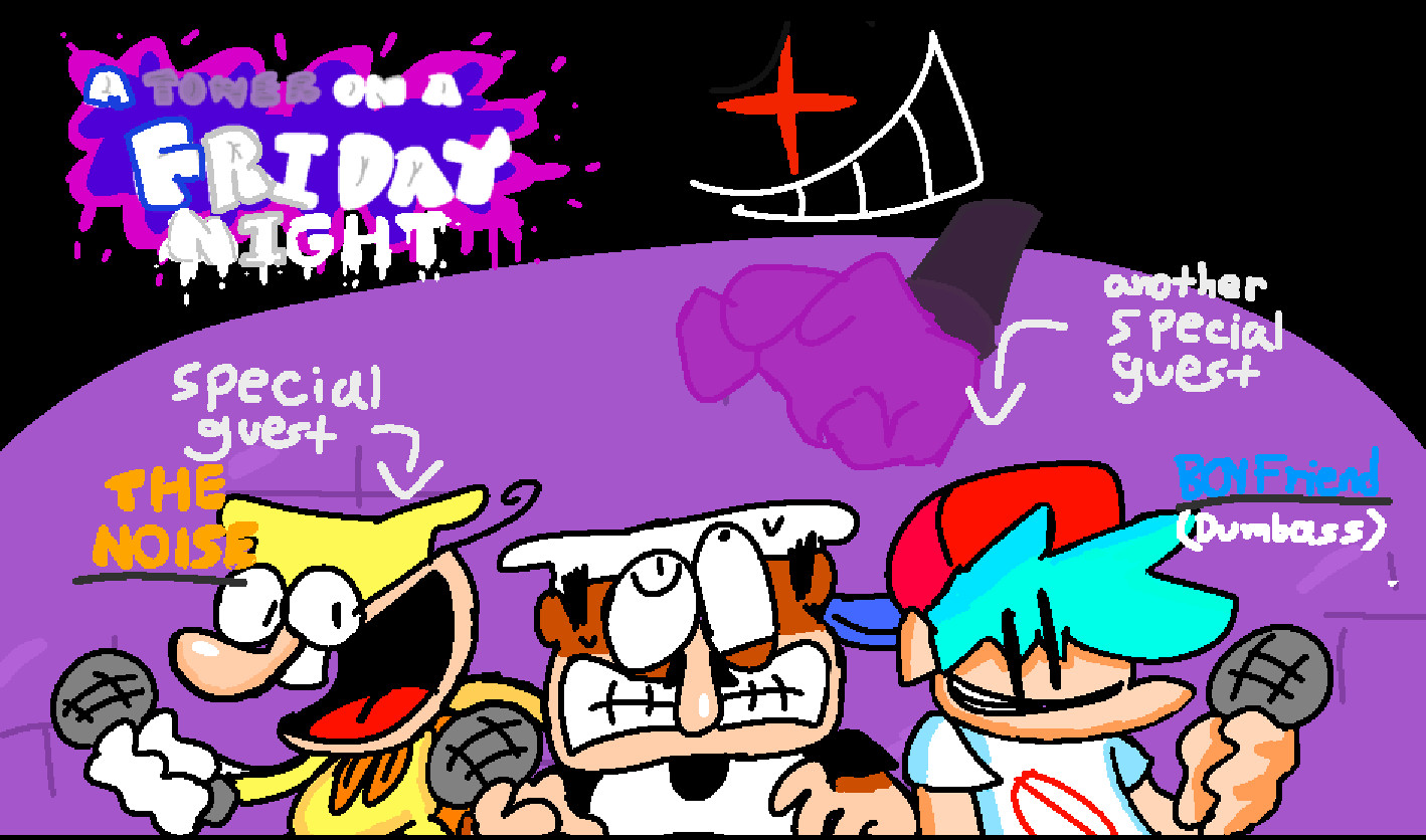 A Tower on a Friday Night (CATWEBS 2ND LEVEL JAM) Mod for Pizza Tower ...