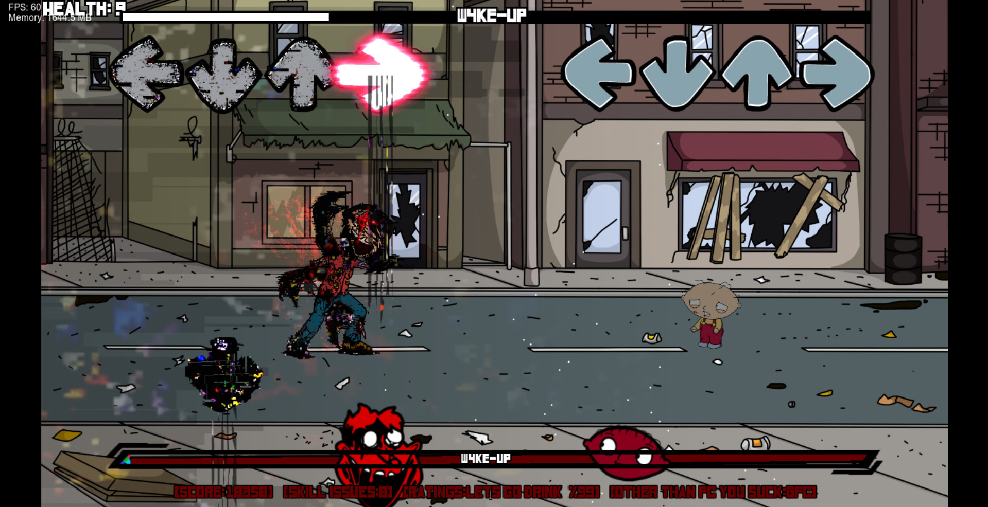 [SENSITIVE CONTENT] Wake-up-FNF-DT Mod for Friday Night Funkin' | FNF Mods