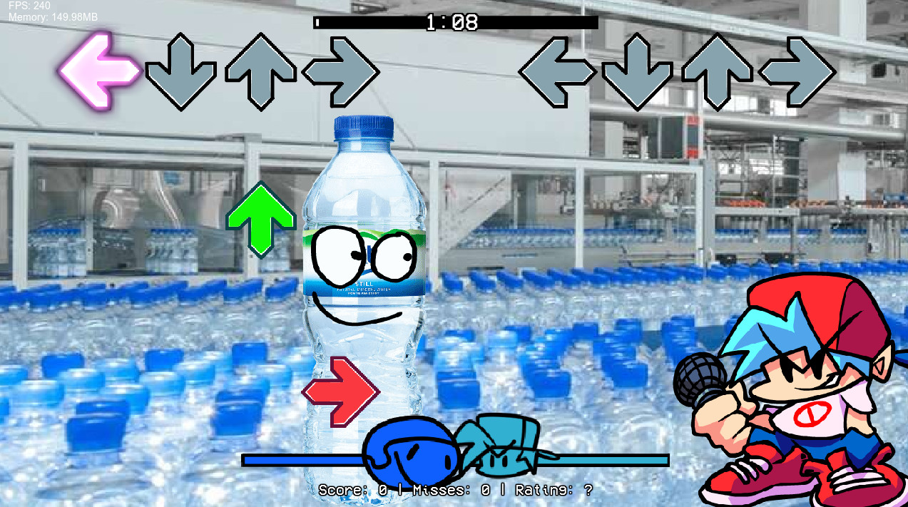 FNF Vs Dave Water Bottle Mod for Friday Night Funkin' | FNF Mods