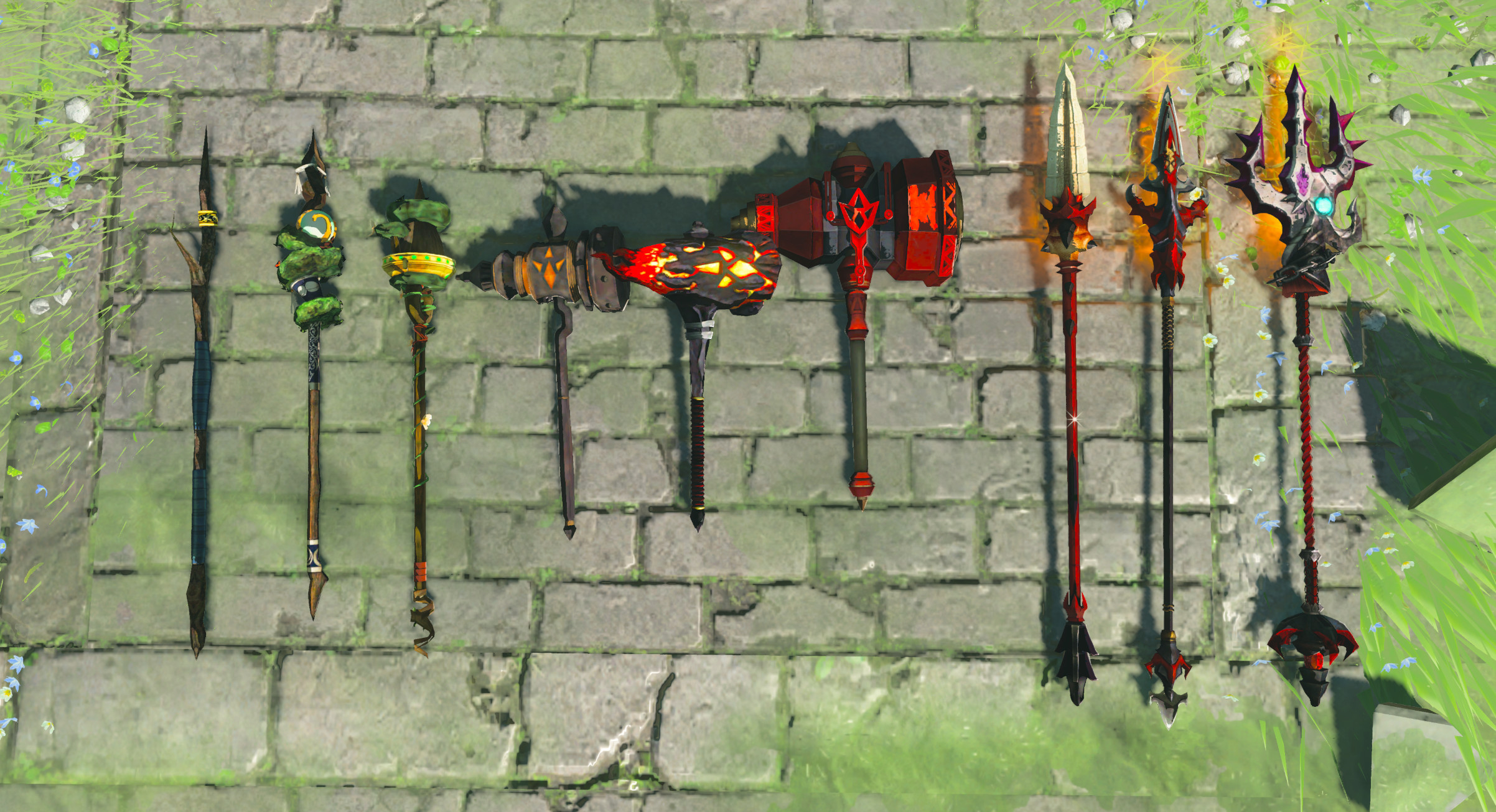 Hyrule Warriors Weapon Collection Mod for The Legend of Zelda: Breath ...