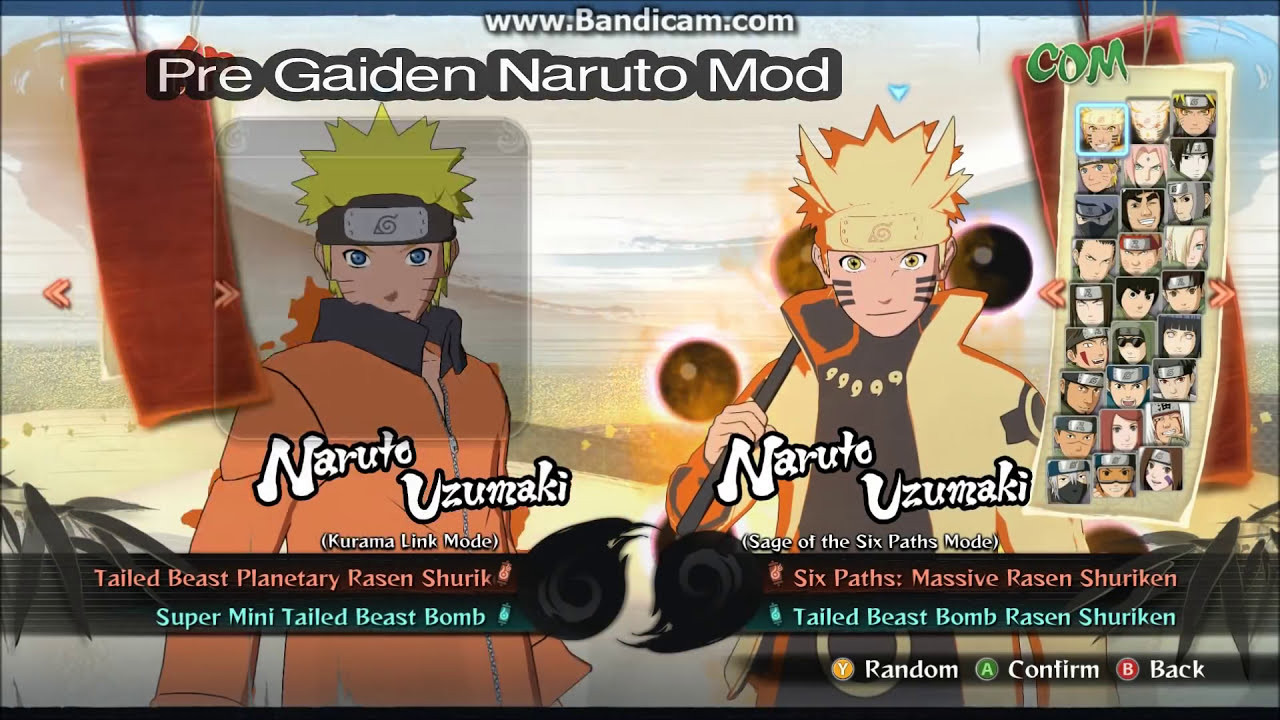 Pre Gaiden Naruto Mod for Naruto Shippuden: Ultimate Ninja Storm 4 ...