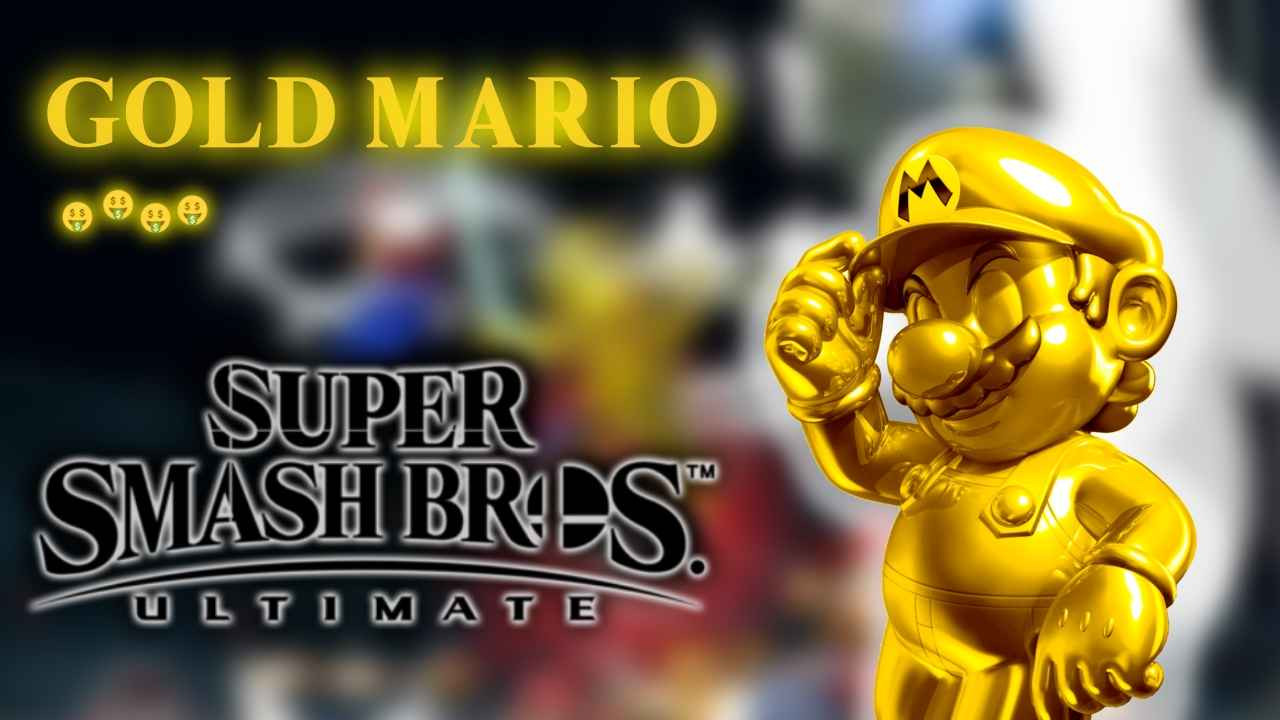 Gold Mario (c03) Mod for Super Smash Bros. Ultimate | SSBU Mods
