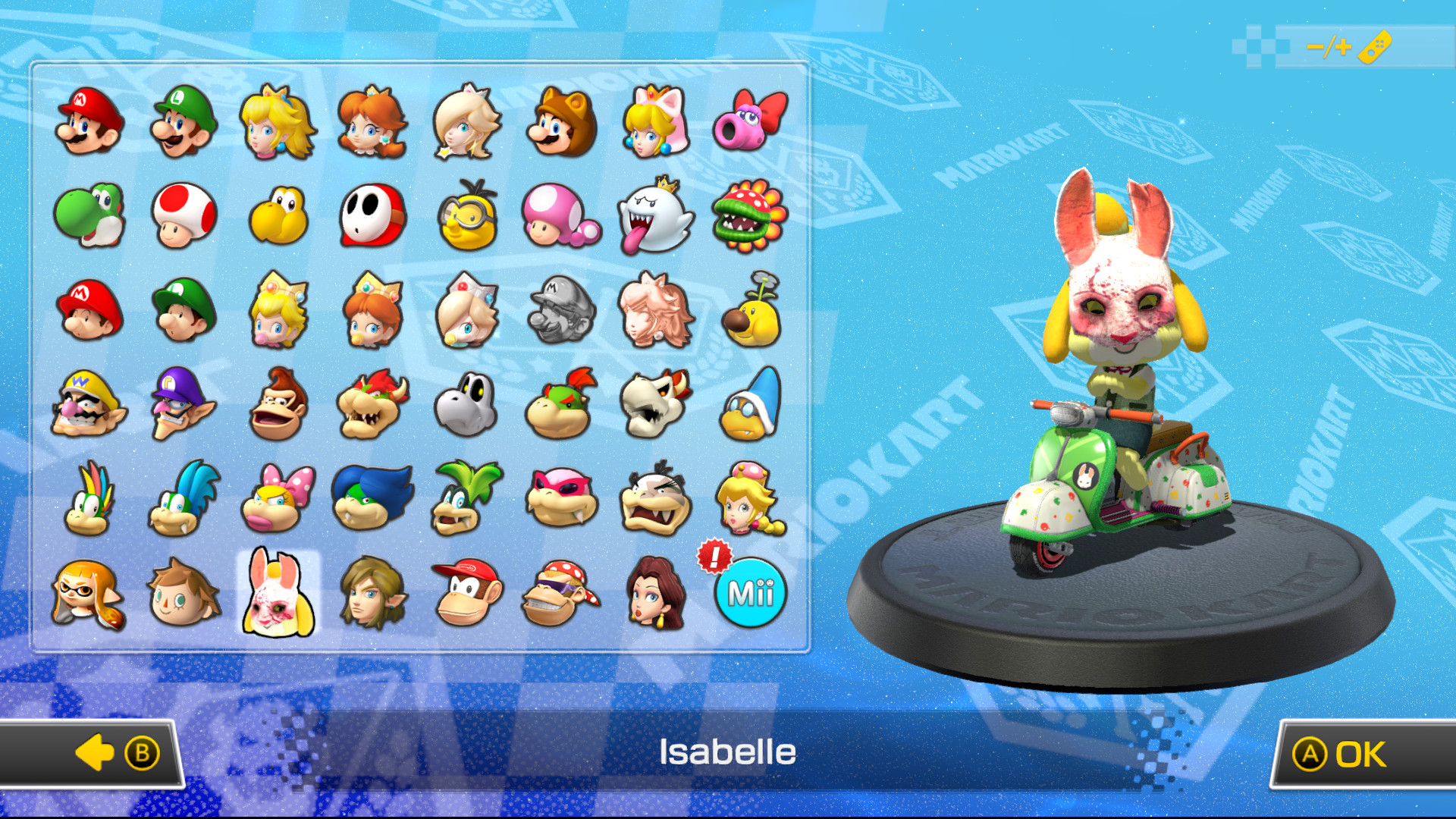 Isabelle with Huntress Mask (Dead by Daylight) Mod for Mario Kart 8 ...