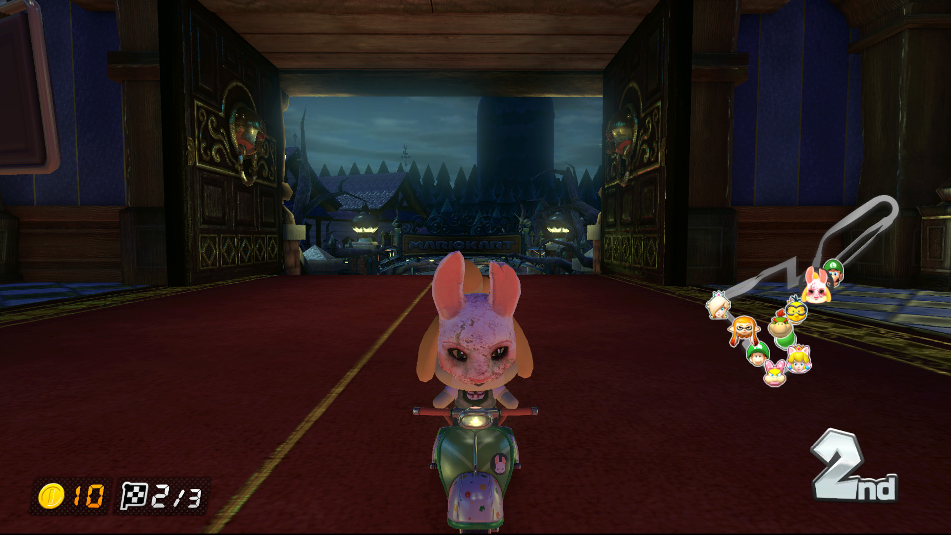Isabelle with Huntress Mask (Dead by Daylight) Mod for Mario Kart 8 ...