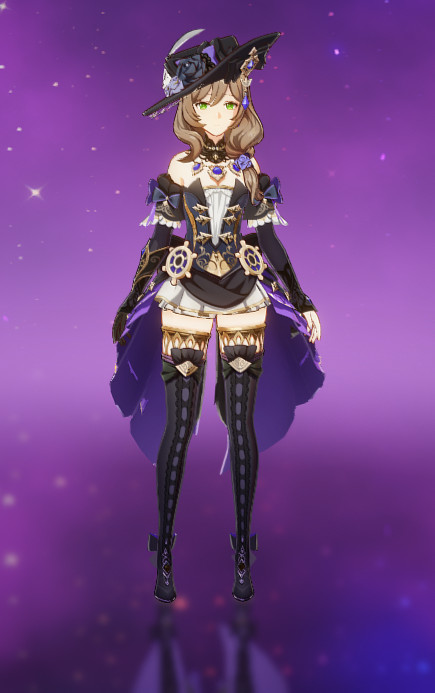 Fontaine Lisa (Lisa with Navia clothes) Mod for Genshin Impact | GI Mods