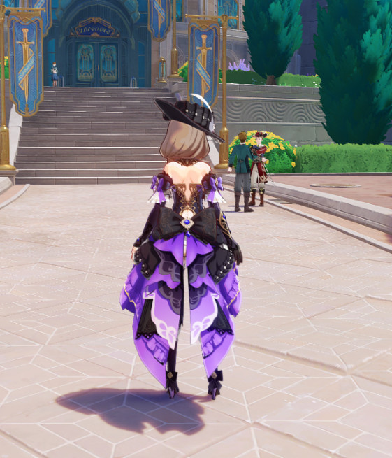 Fontaine Lisa (Lisa with Navia clothes) Mod for Genshin Impact | GI Mods