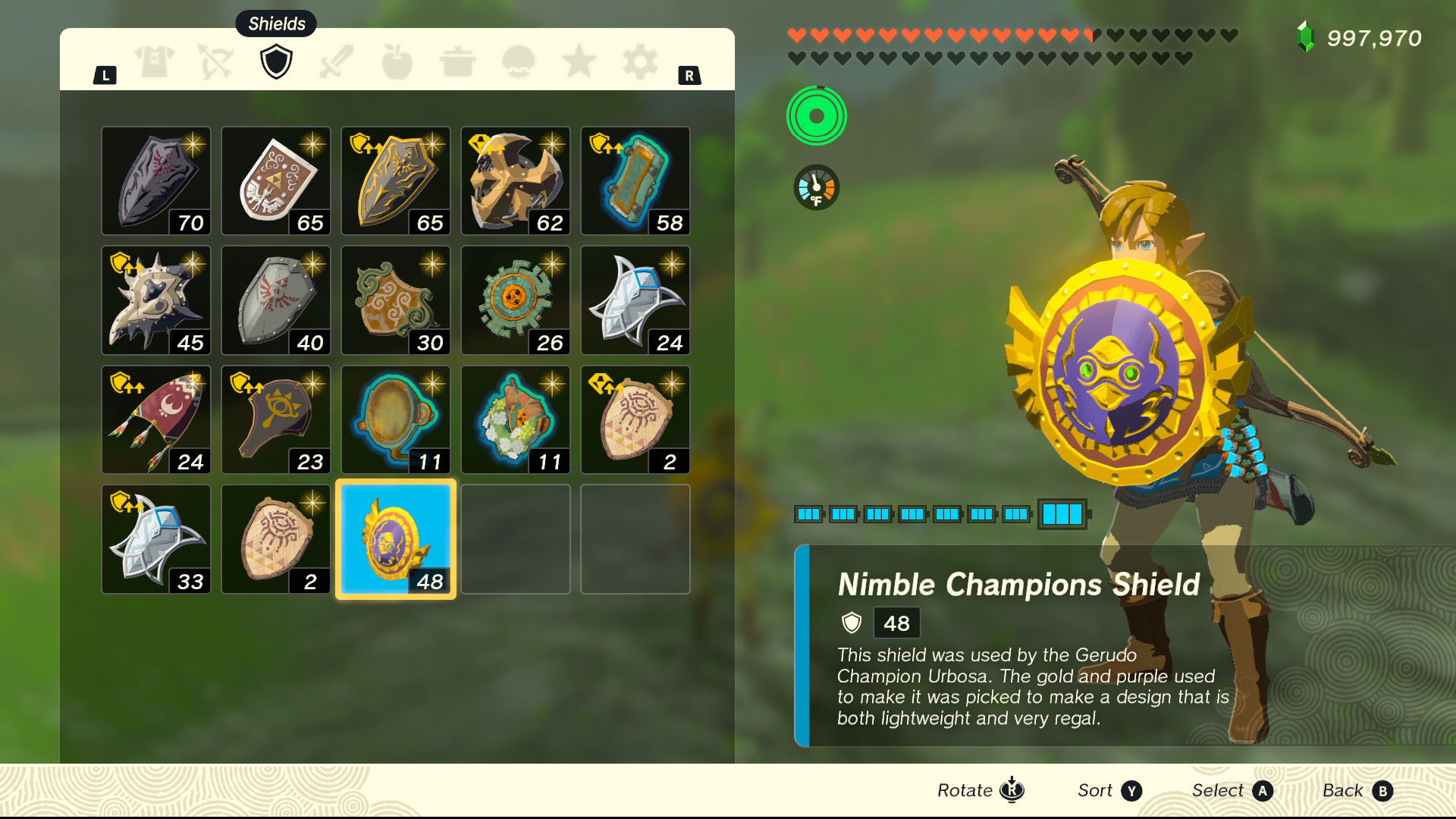 Nimble Champions shield Mod for The Legend of Zelda: Tears of the ...