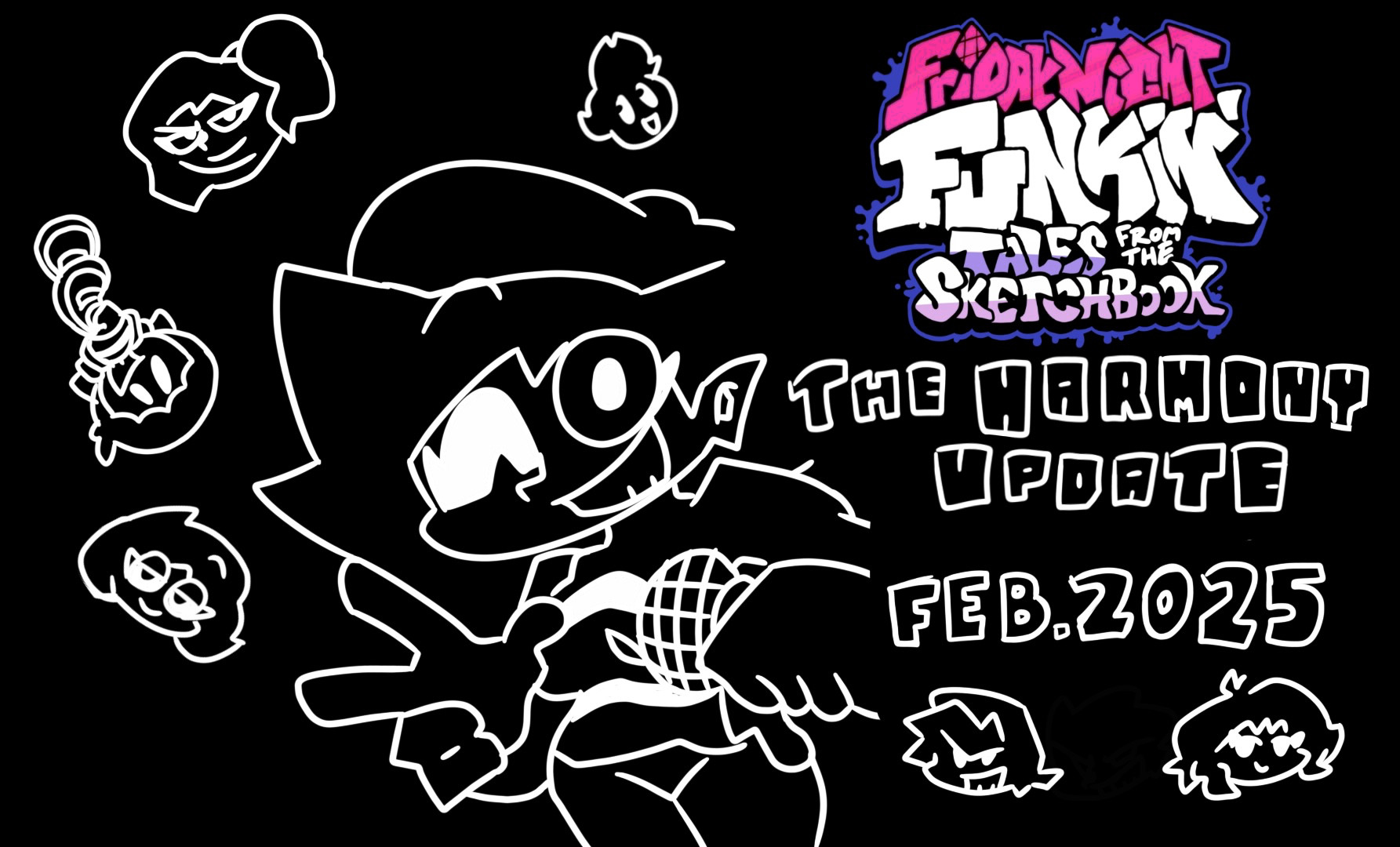 FNF: TALES FROM THE SKETCHBOOK Mod for Friday Night Funkin' | FNF Mods