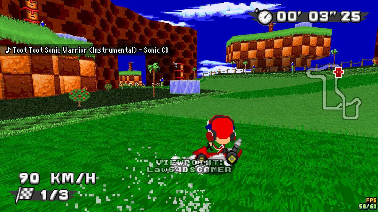 Law64DS (AKA My Mii) Mod for Sonic Robo Blast 2 Kart | SRB2K Mods