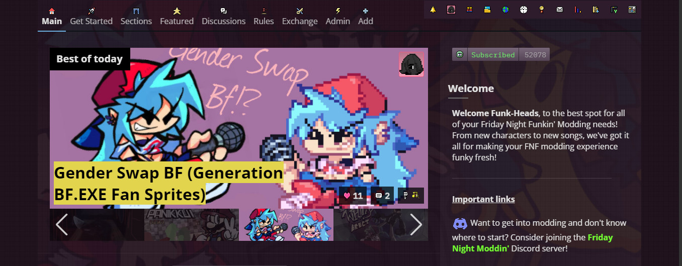 Gender Swap BF (Generation BF.EXE Fan Sprites) Mod for Friday Night ...
