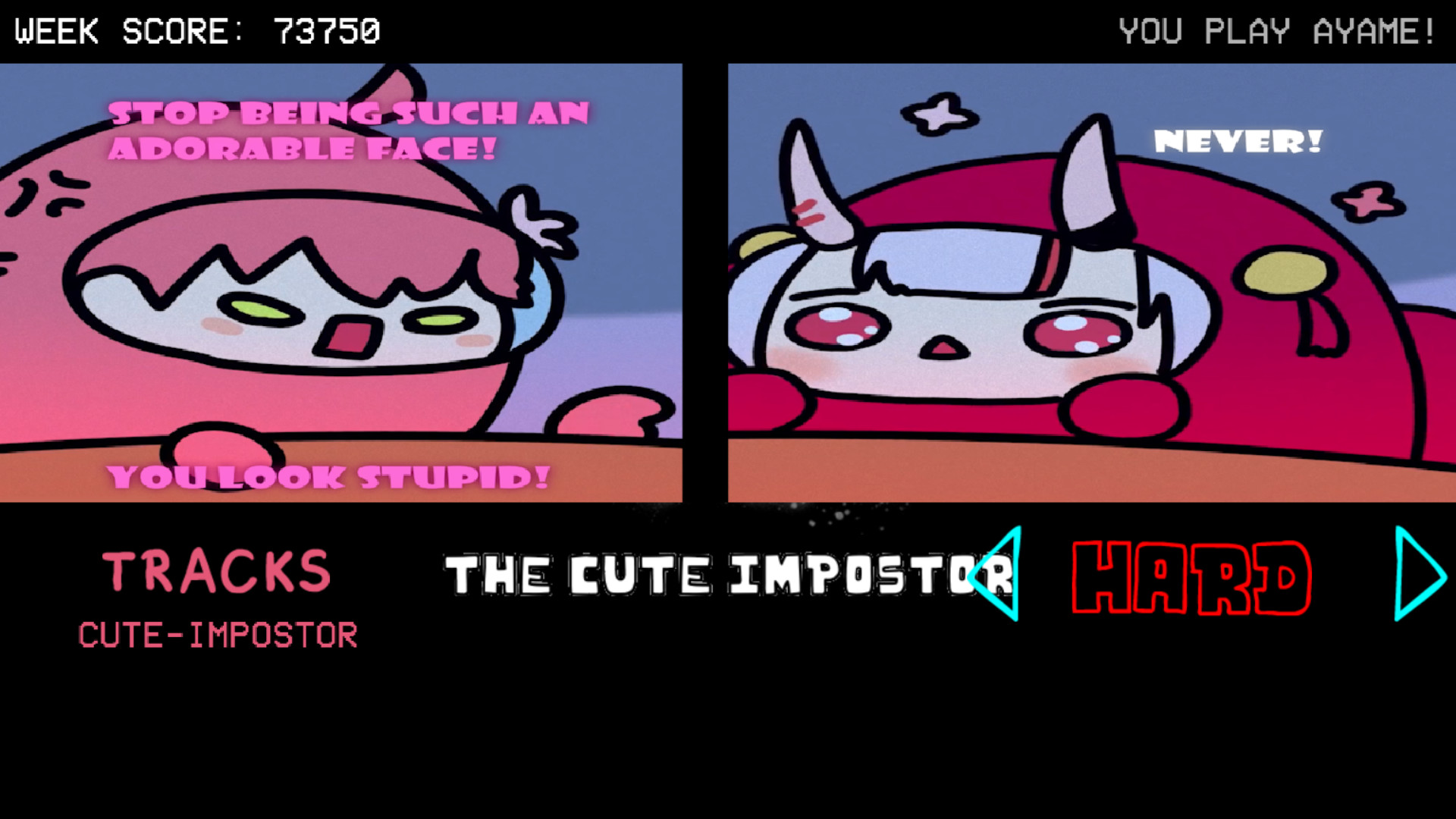 (DEMO) Cute Impostor One-Shot (An hololive mod) Mod for Friday Night ...
