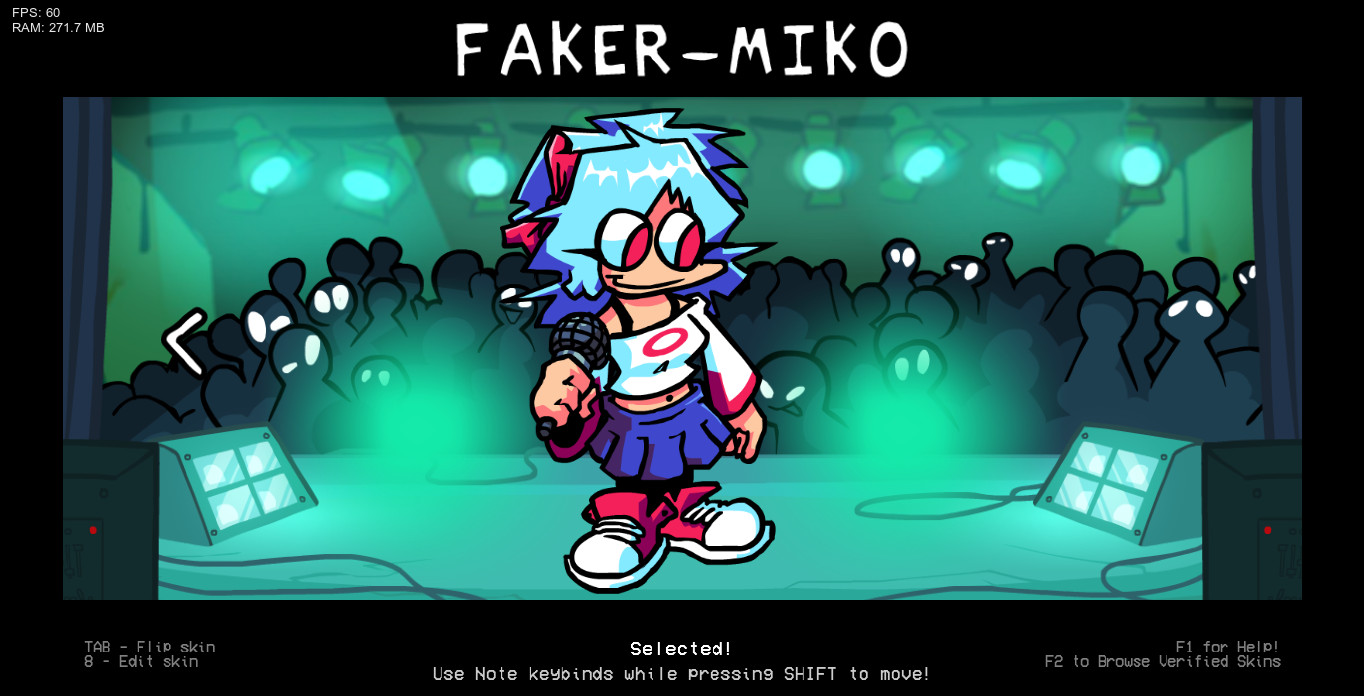 Faker Miko (for Psych Online) Mod for Friday Night Funkin' | FNF Mods