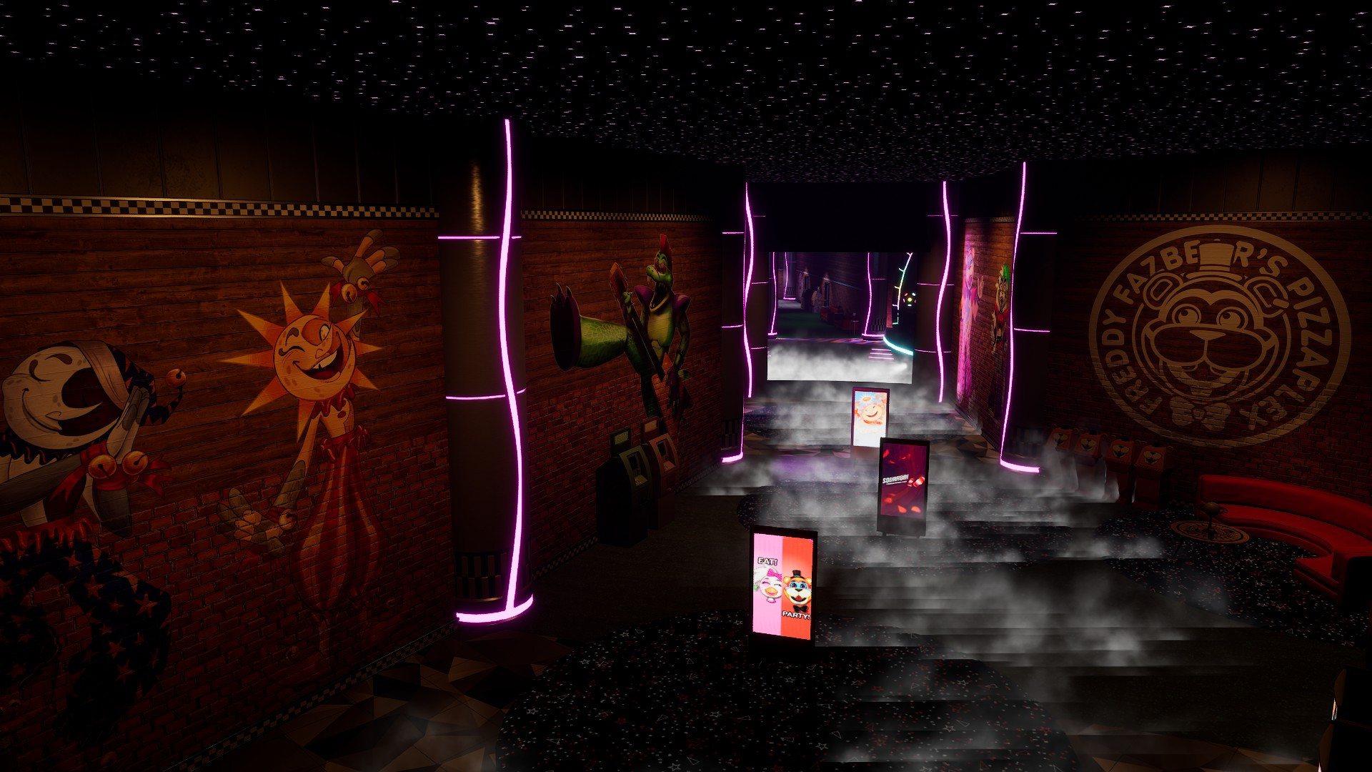 SB Added areas [NEW PAGE UP] Mod for Five Nights at Freddy's Security Breach | FNaF: SB Mods