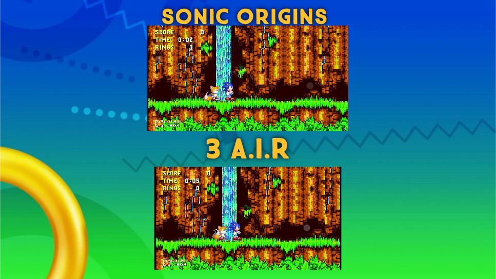 Sonic's Origins wide screen Mod for Sonic 3 A.I.R. | S3AIR Mods