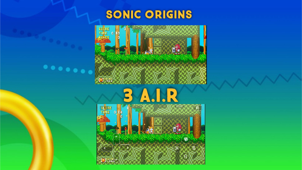 Sonic's Origins wide screen Mod for Sonic 3 A.I.R. | S3AIR Mods