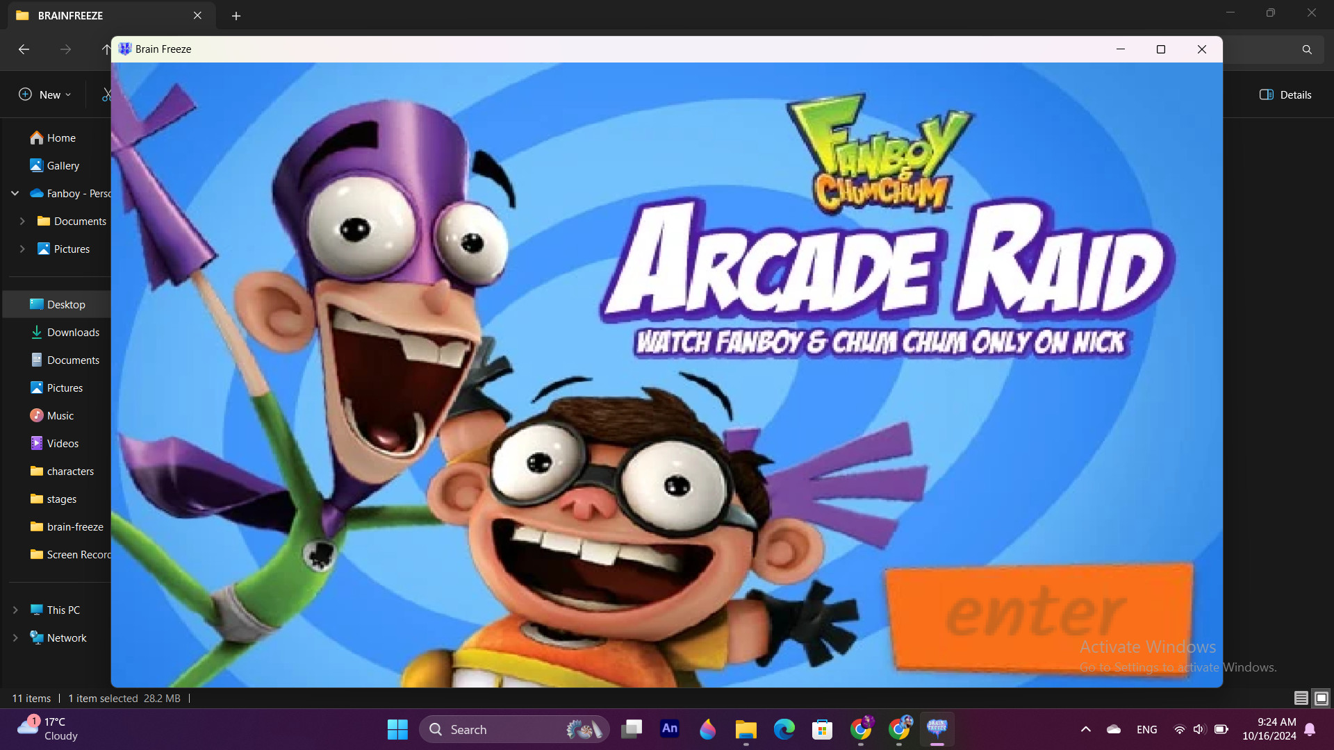 Fanboy & Chum Chum: FROZEN INSIDE Mod for Friday Night Funkin' | FNF Mods